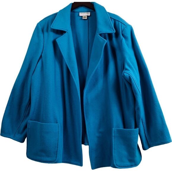 Jon Lawrence | Jackets & Coats | Vintage Jon Lawrence Turquoise Wool ...